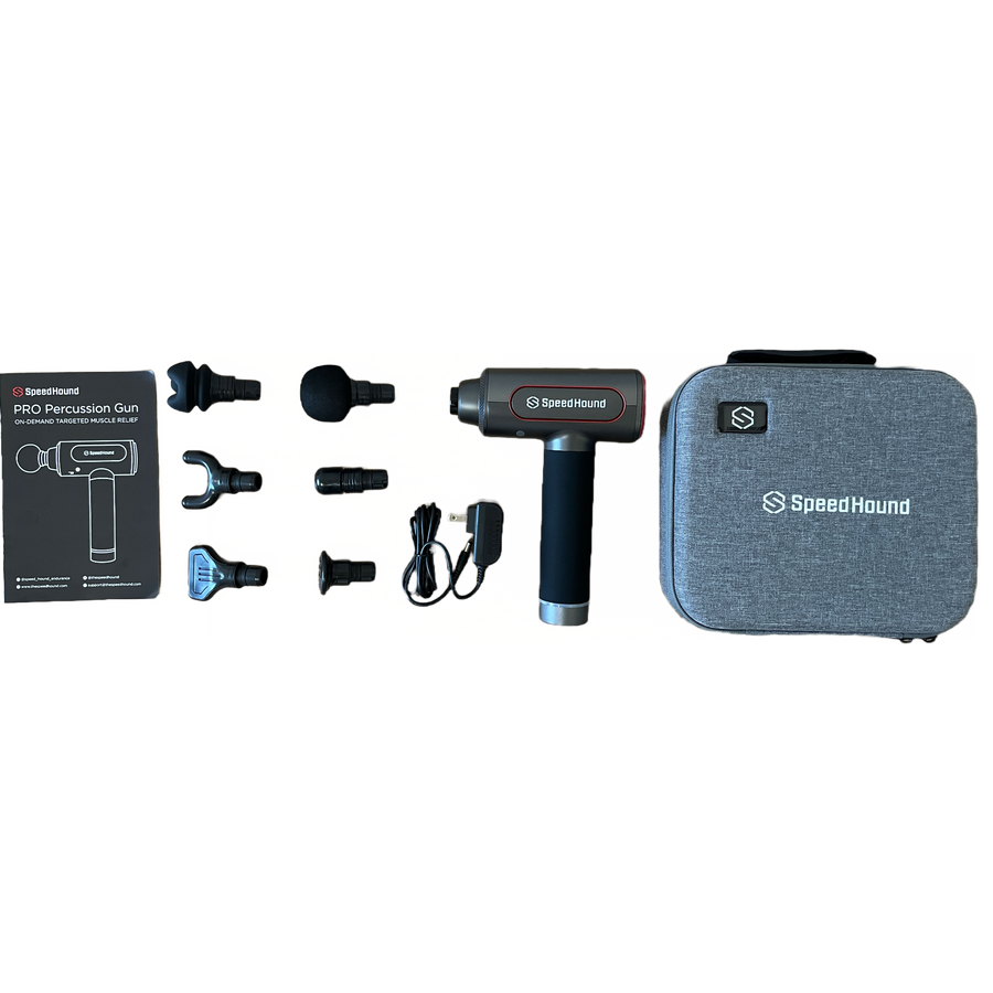 Pro Percussion Gun - Muscle Recovery Massage Gun - The Speed Hound